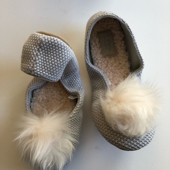 UGG | Shoes | Ugg Andi Pom Pom Ballet Slipper | Poshmark